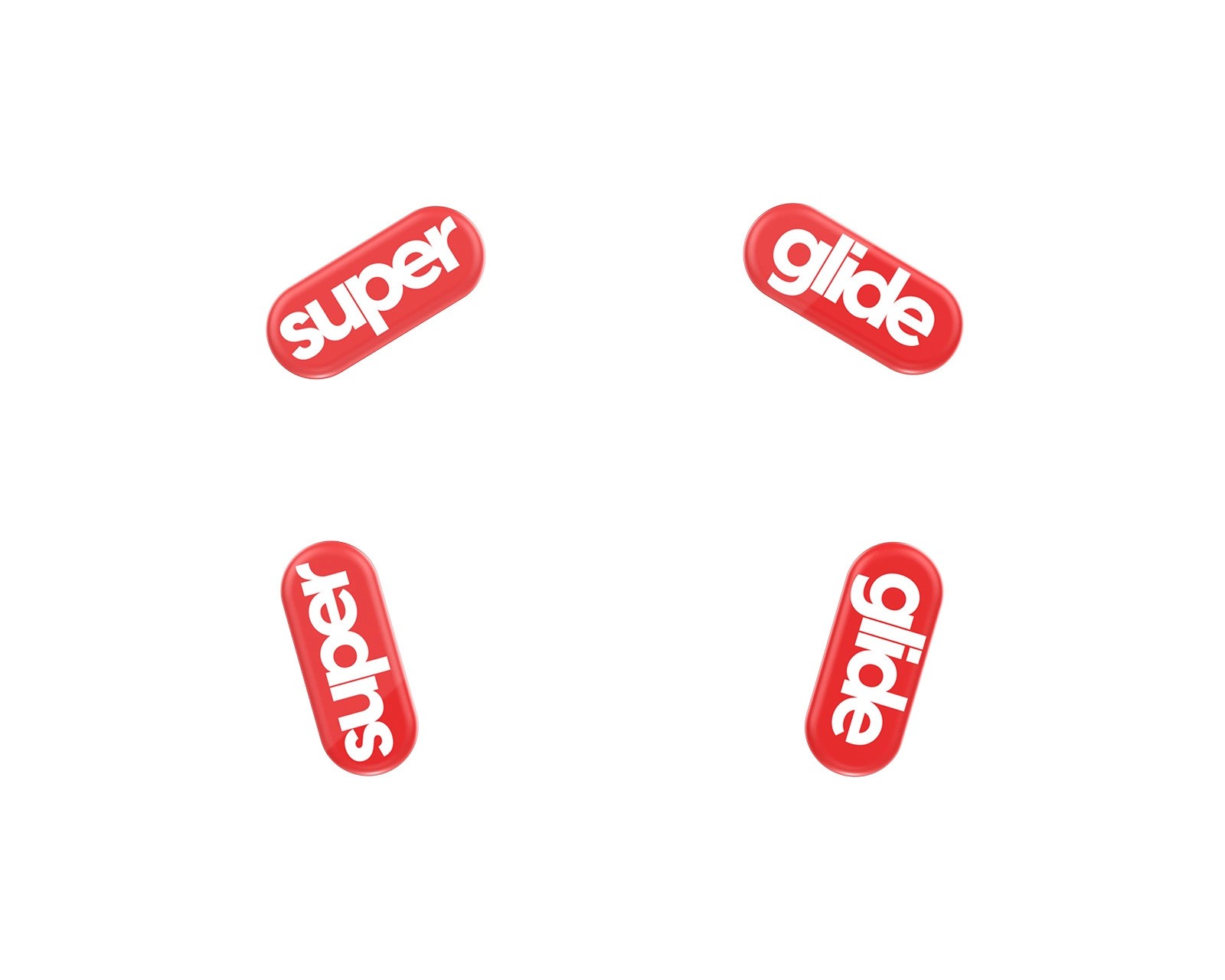 Superglide Glass Skates Logitech G305 Red Pakaitiniai Mouse feet ...